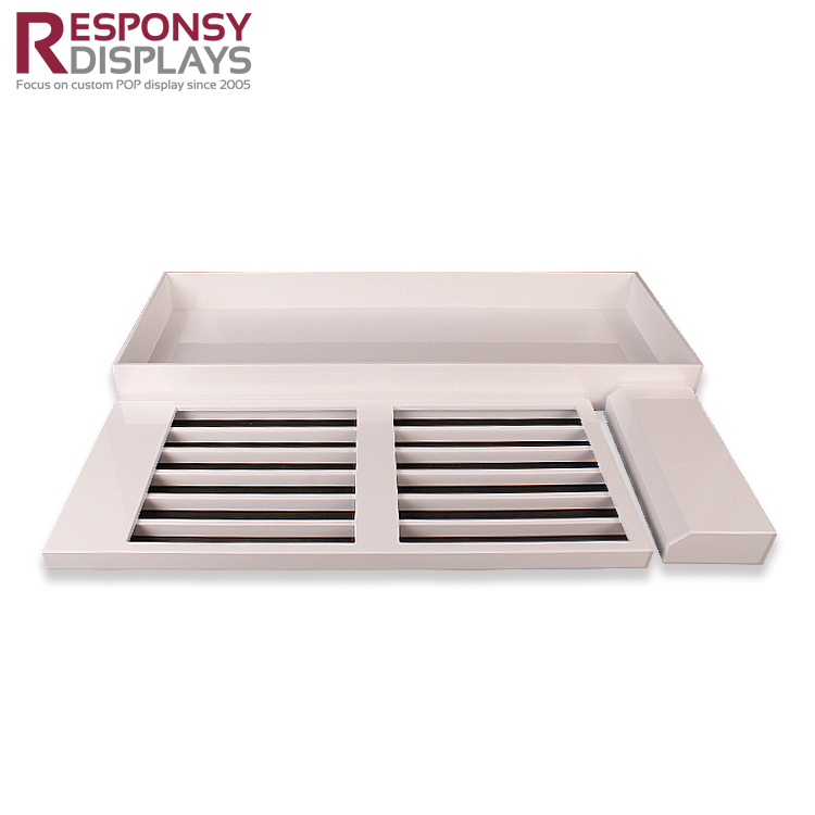 Countertop Sales Promotion Square MDF Retail Display Tray For Wallet ...