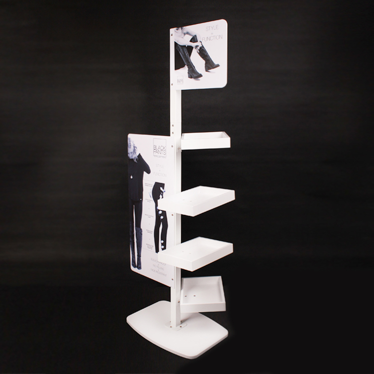 Fashion Design Wood And Metal Floor Standing Skinny Pants Display With ...