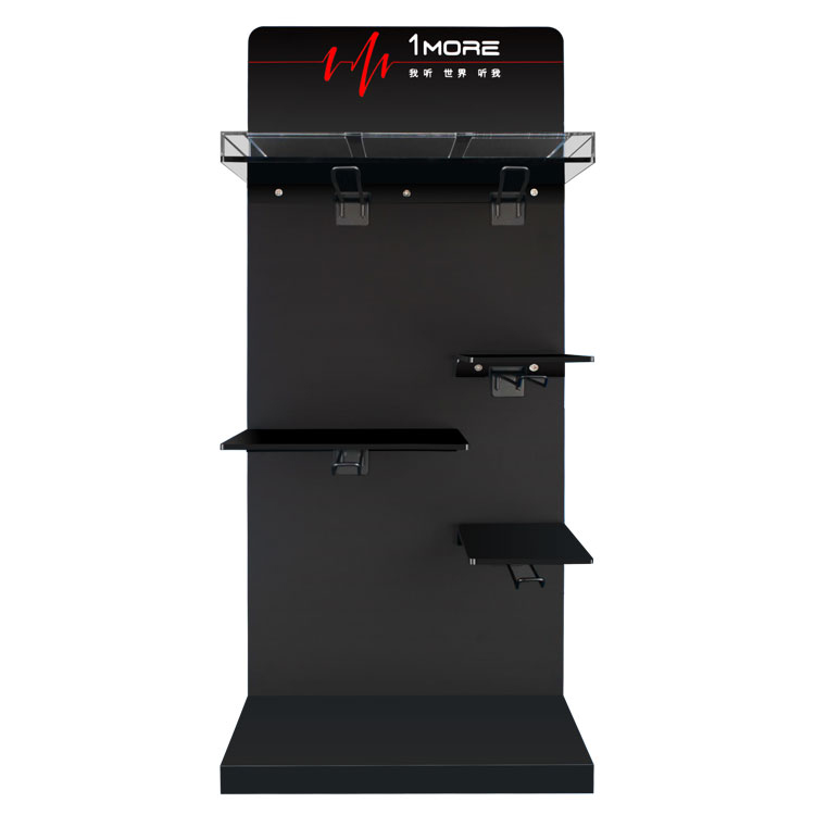 Attractive Style Counter Table Headset Shelf Acrylic and Metal Earphone ...